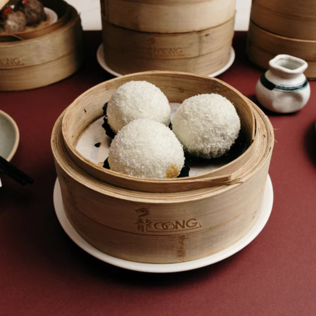 Deluxe Coconut Lotus Bun | 椰丝单黄莲蓉包 – Halal Dim Sum Restaurant Singapore ...